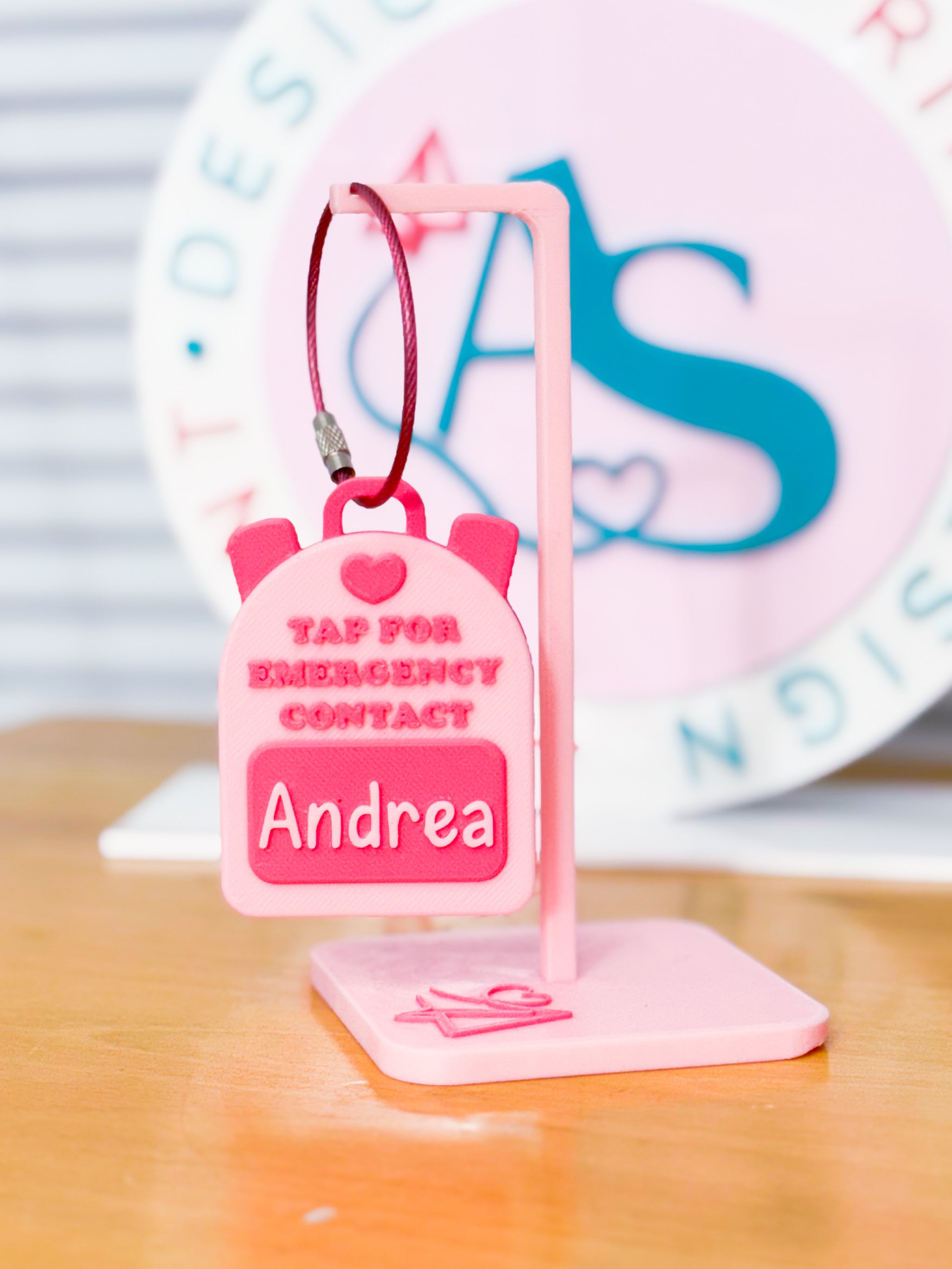 Emergency keychain – AS Design & Print LLC